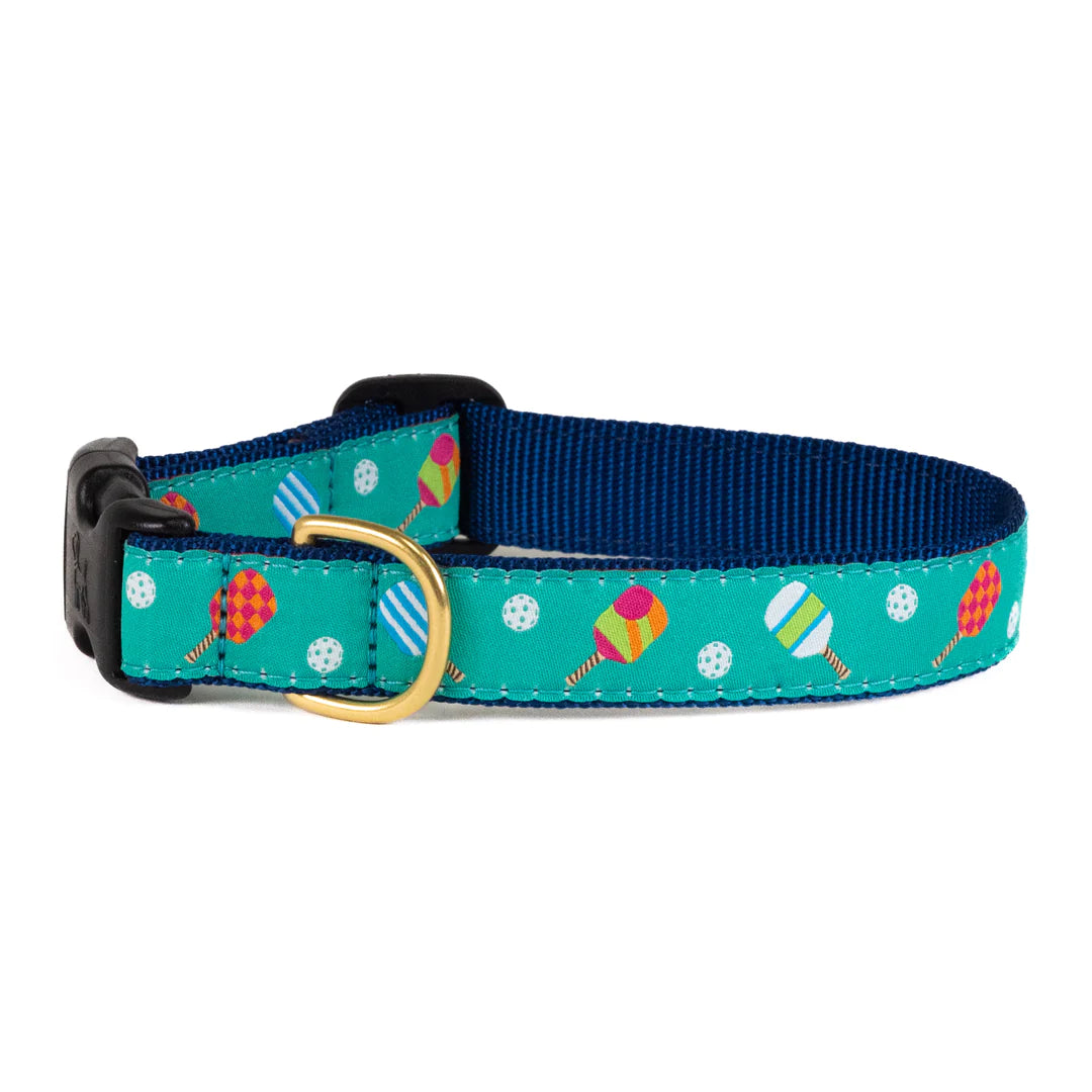 PickleBall Dog Collar (Optional Lead) – Chloe Cole Pet Couture